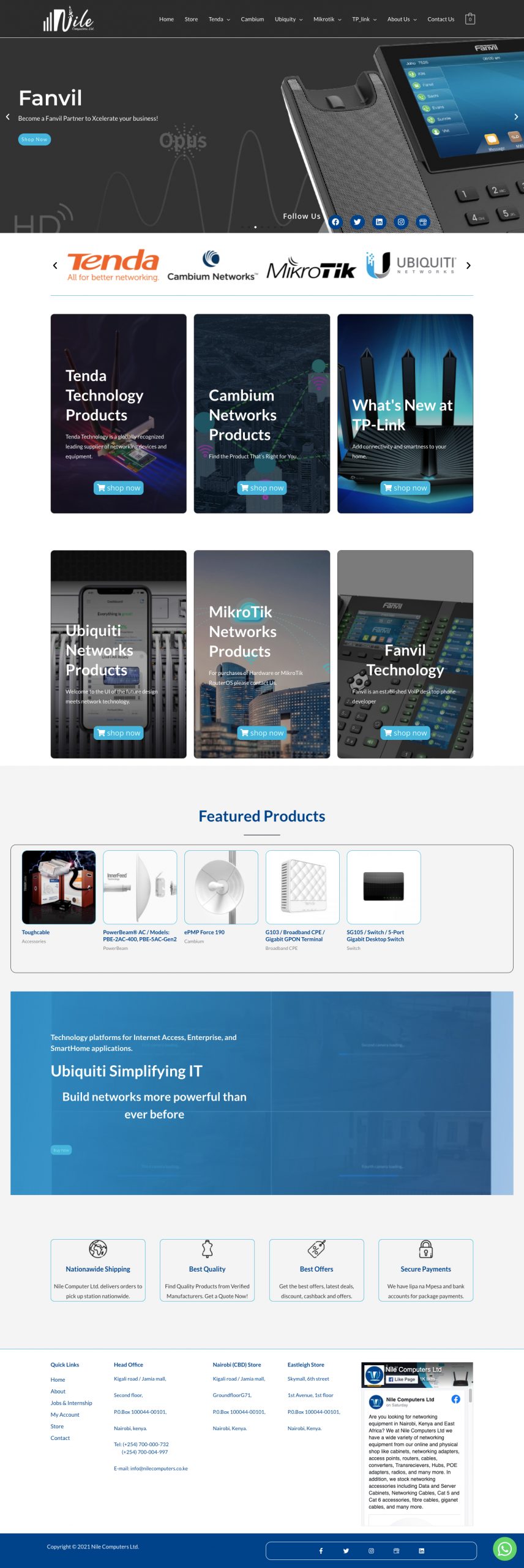 Nile Computers Ltd Website Designed By: Kanatech Systems |+254 725 959 830